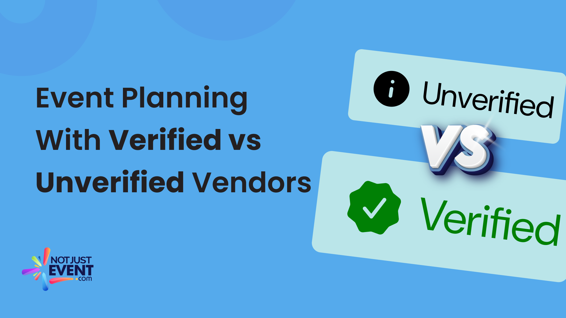 Event Planning With Verified vs Unverified Vendors